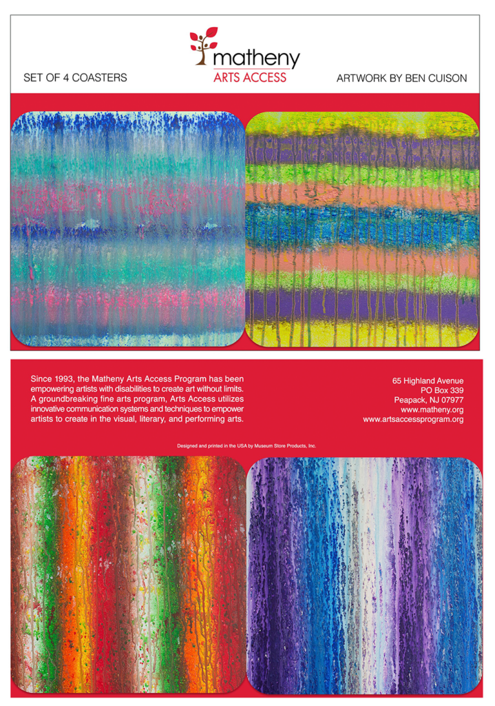 Coaster Set by Benjamin Cuison - Arts Access Program